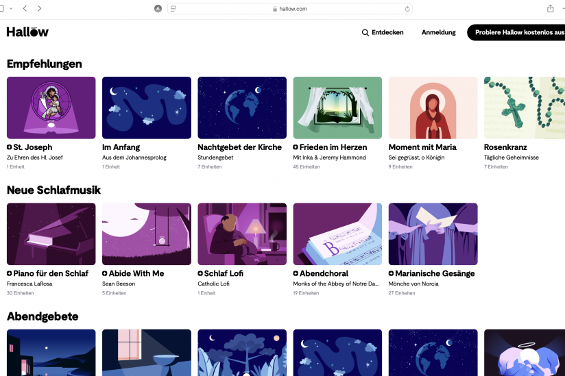 Besser beten mit der Hallow-App – Wenn Glaube zur interaktiven Ware ...
